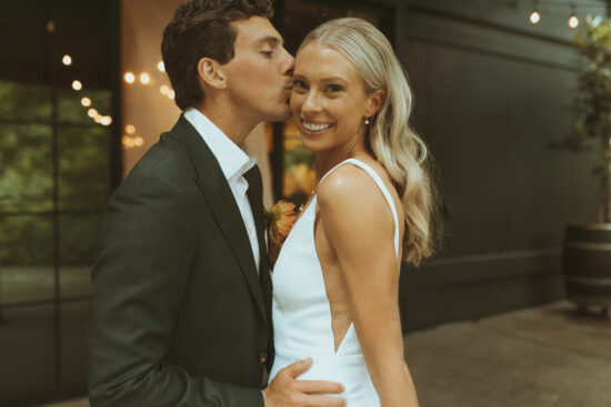 Intimate Modern Wedding at JM Cellars, Woodinville - barebonesco.com